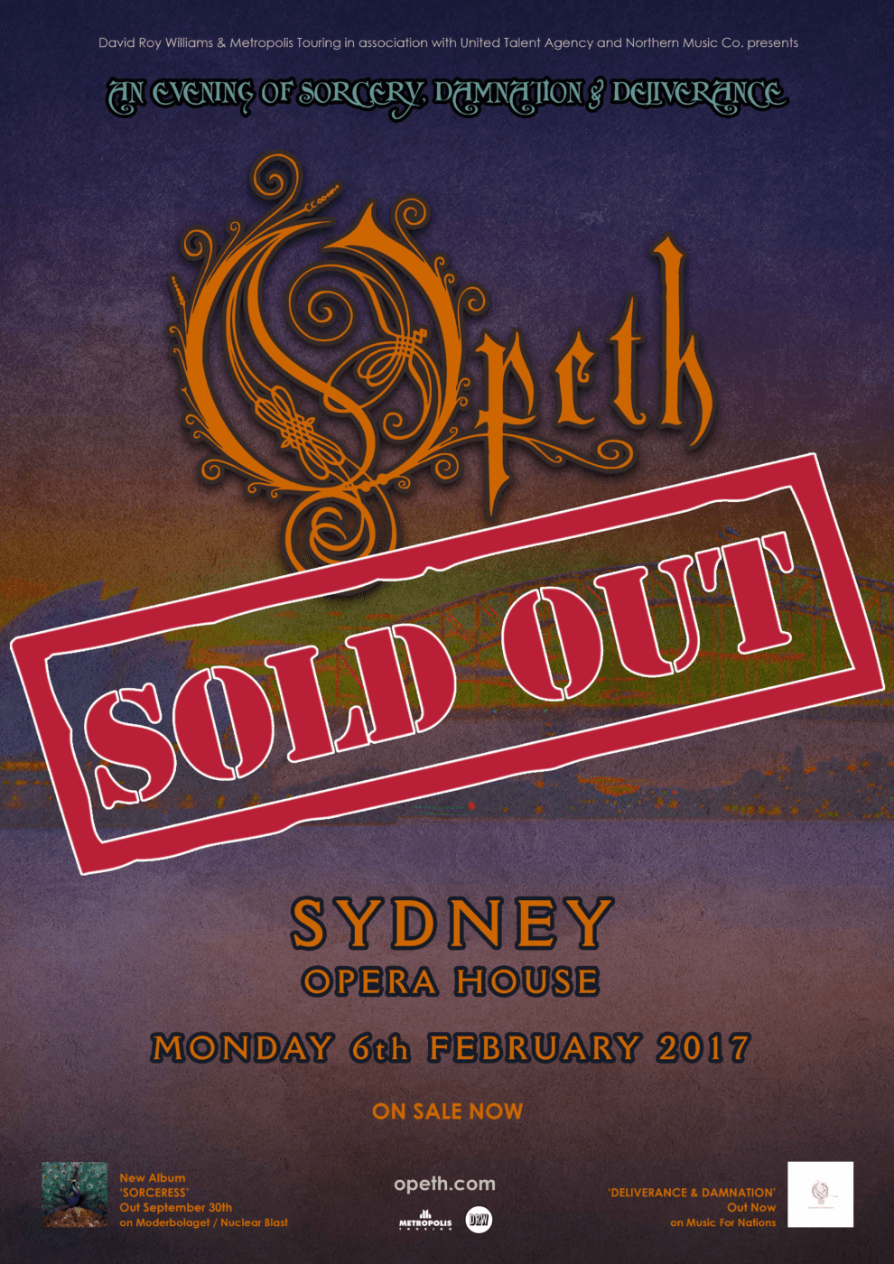 [NEWS] Opeth Sydney Opera House Show HAS SOLD OUT! | HEAVY Magazine