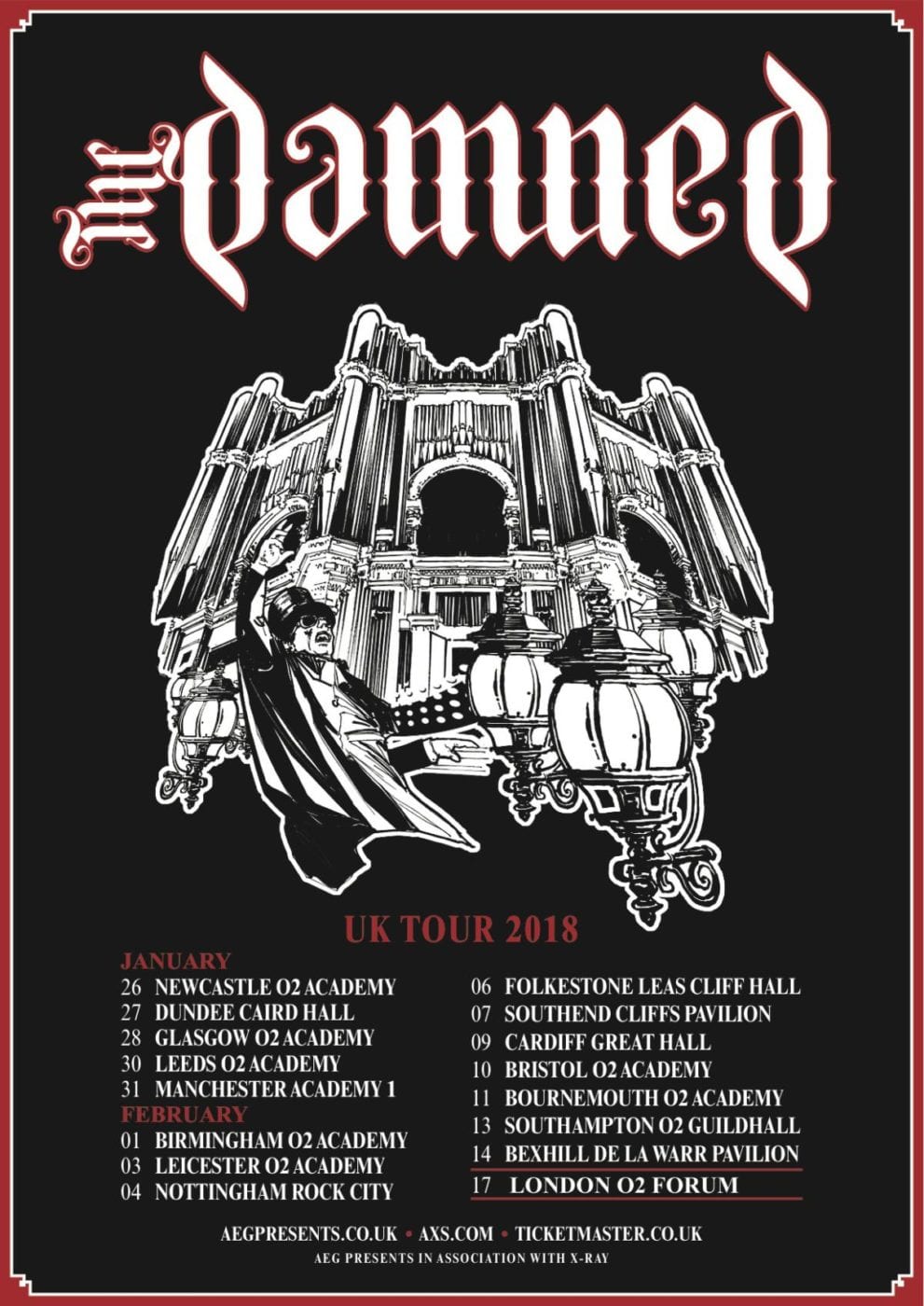 [NEWS] THE DAMNED Annonce 2018 'Evil Spirit' UK Tour | HEAVY Magazine
