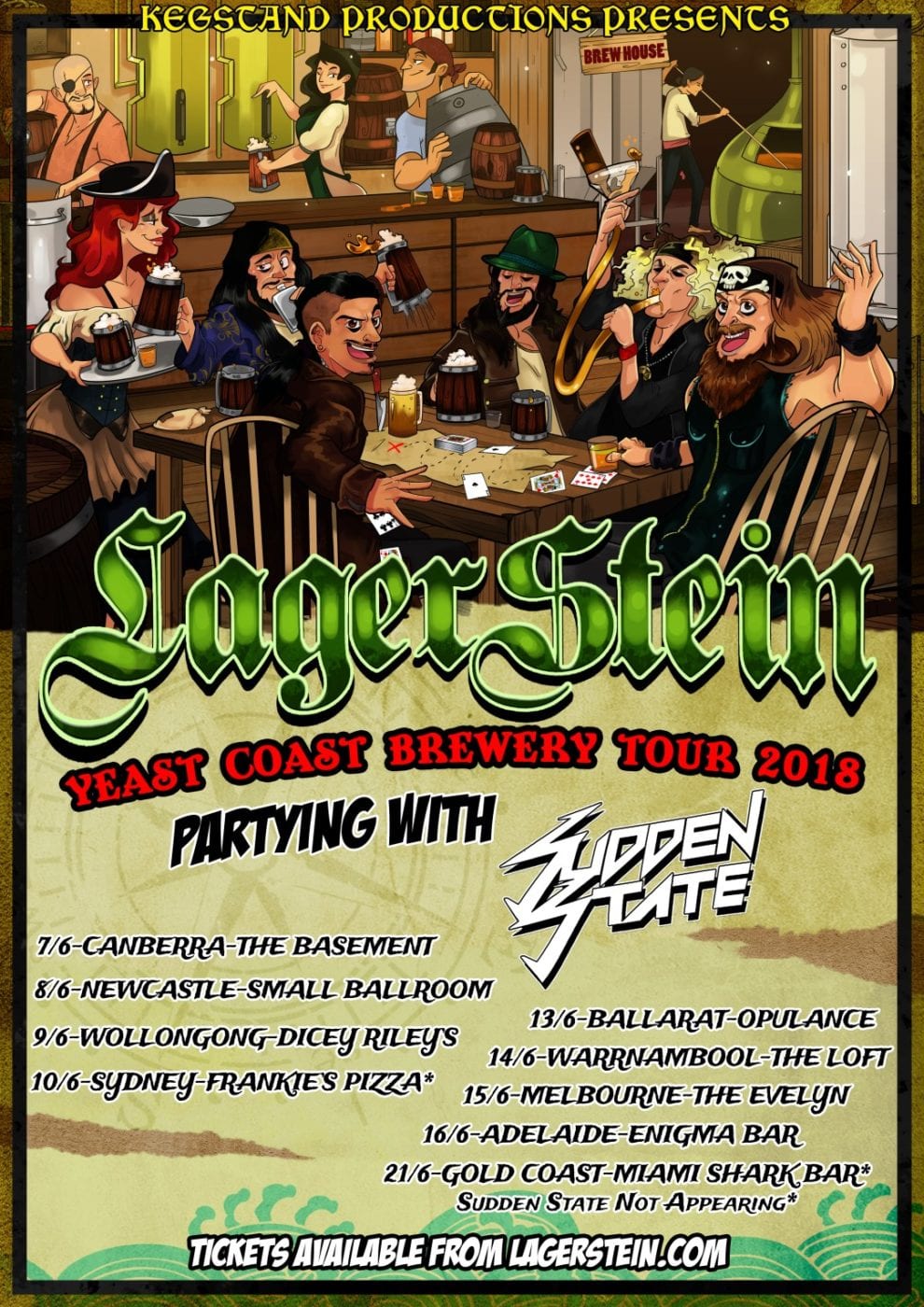 LAGERSTEIN Announce Australian Tour | HEAVY Magazine