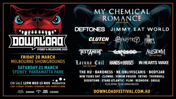 DOWNLOAD FESTIVAL 2020 - First Announcement List of Bands Playing ...