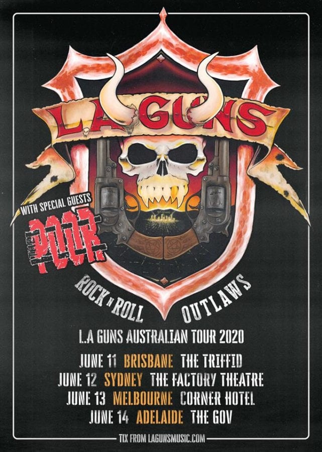L.A. GUNS Announce 2020 Aussie Tour - Are you Cocked and Loaded ...