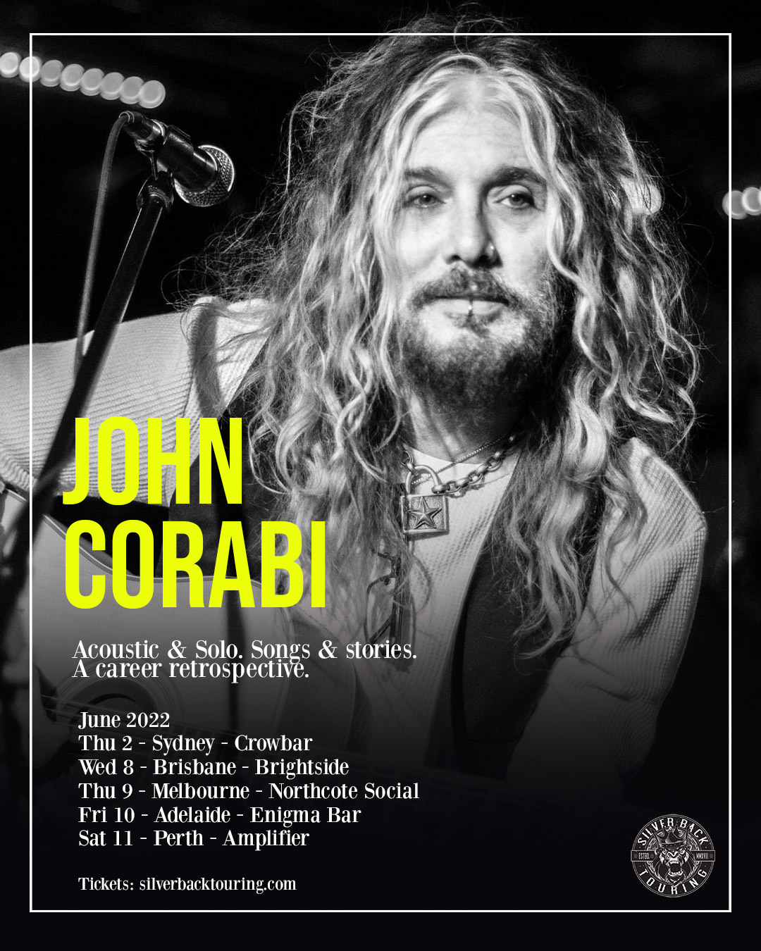 JOHN CORABI Announces Australian Tour | HEAVY Magazine