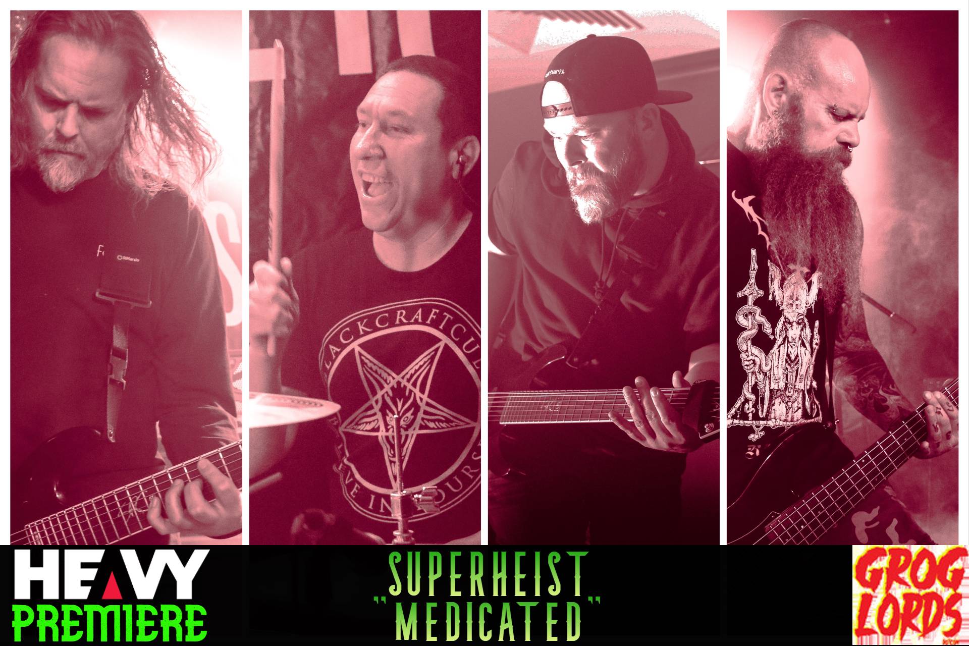 PREMIERE: SUPERHEIST 'Medicated' | HEAVY Magazine