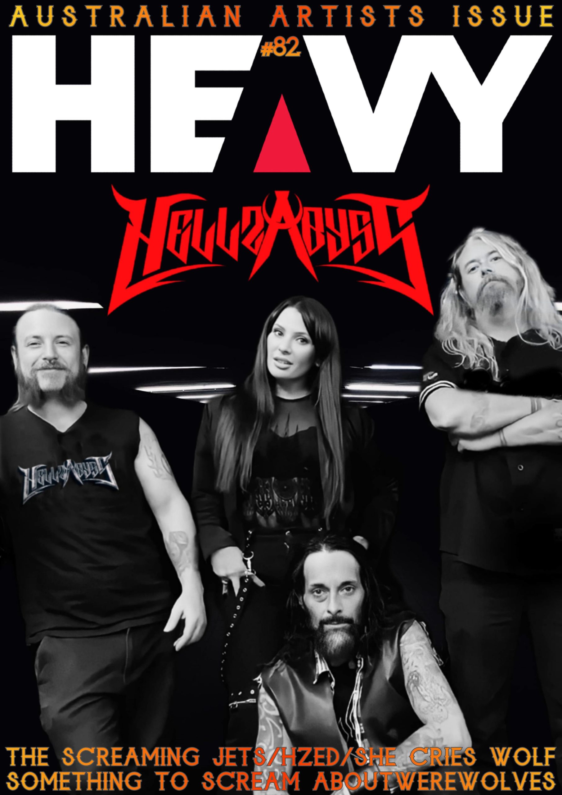 HEAVY AUSTRALIAN ARTISTS DIGI MAG ISSUE #82 | HEAVY Magazine