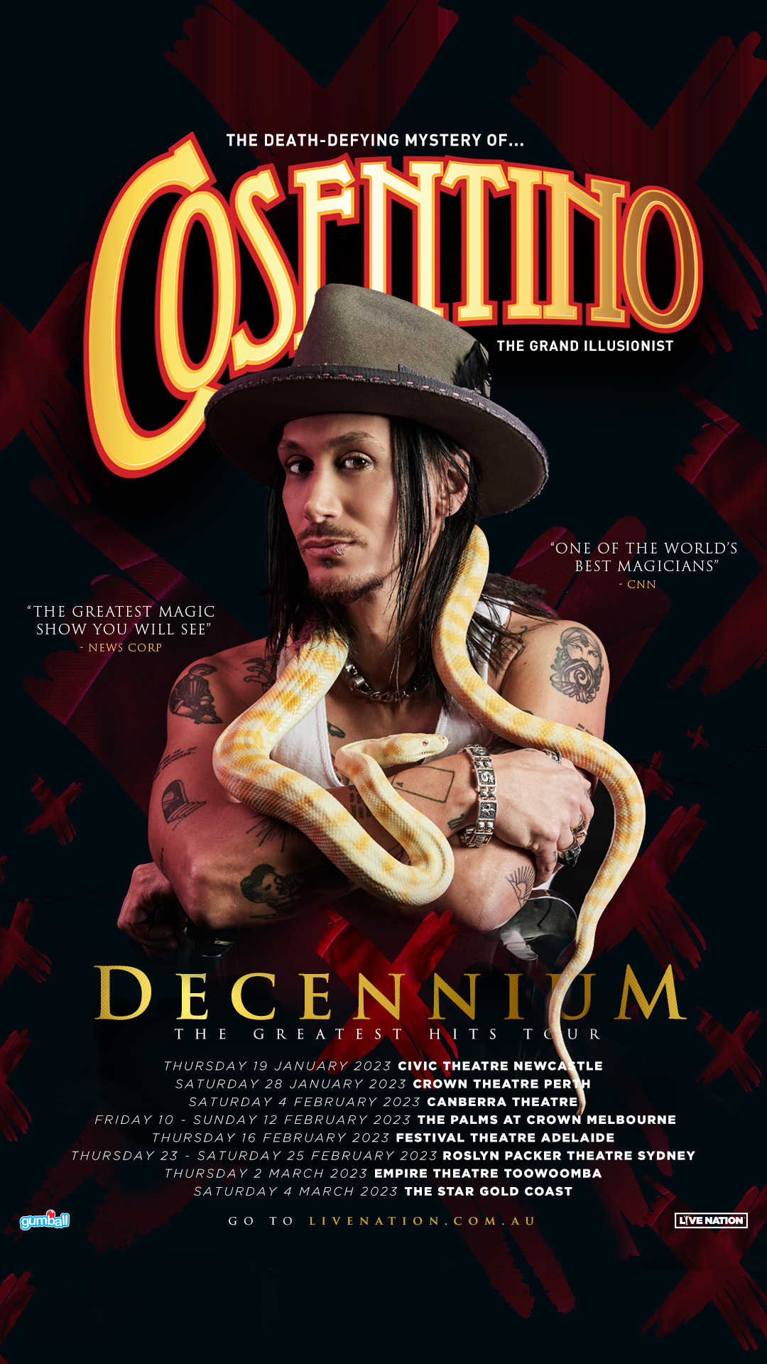 COSENTINO Announces DECENNIUM TOUR | HEAVY Magazine