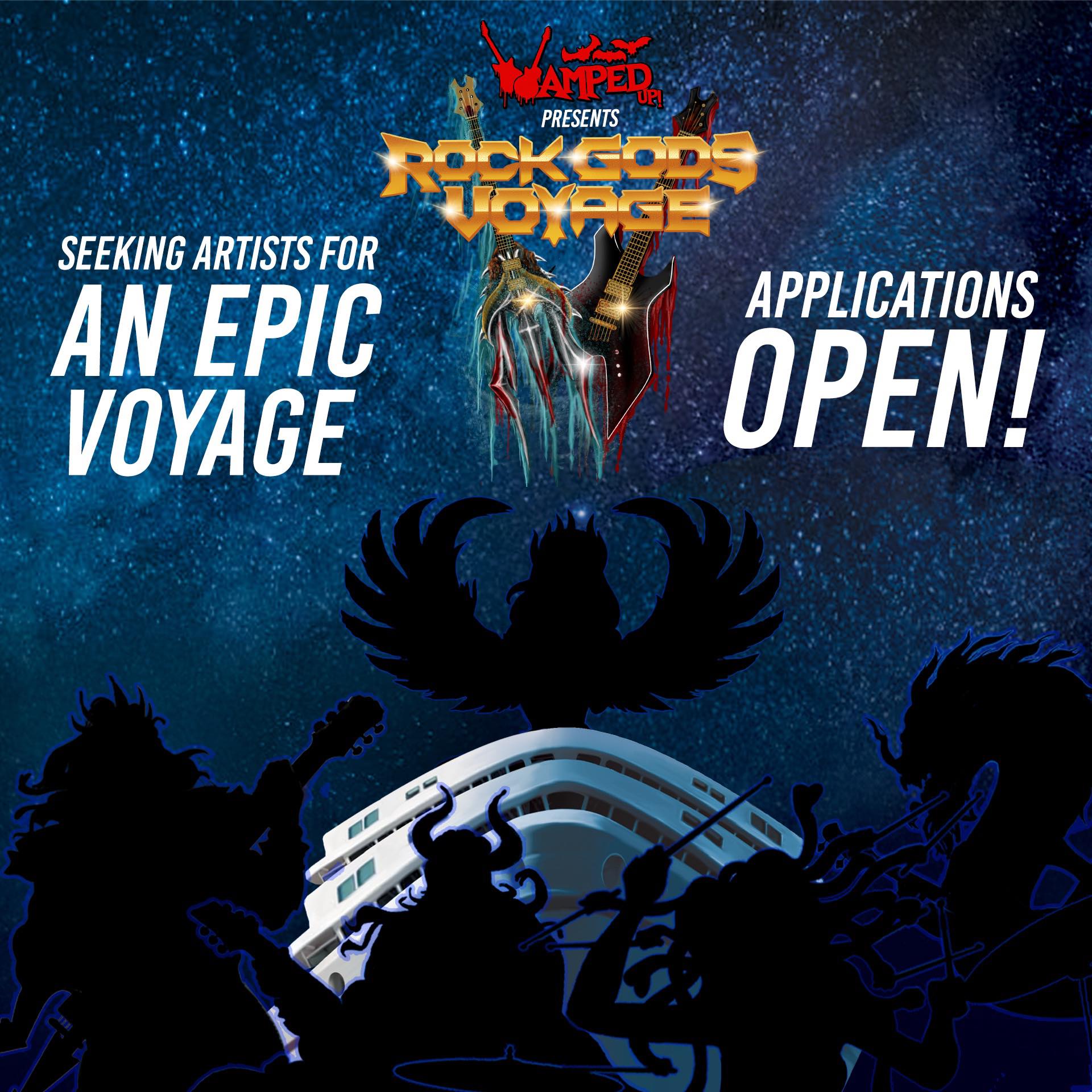 VAMPED UP Announce Band Applications For ROCK GODS Metal/Rock Cruise in ...