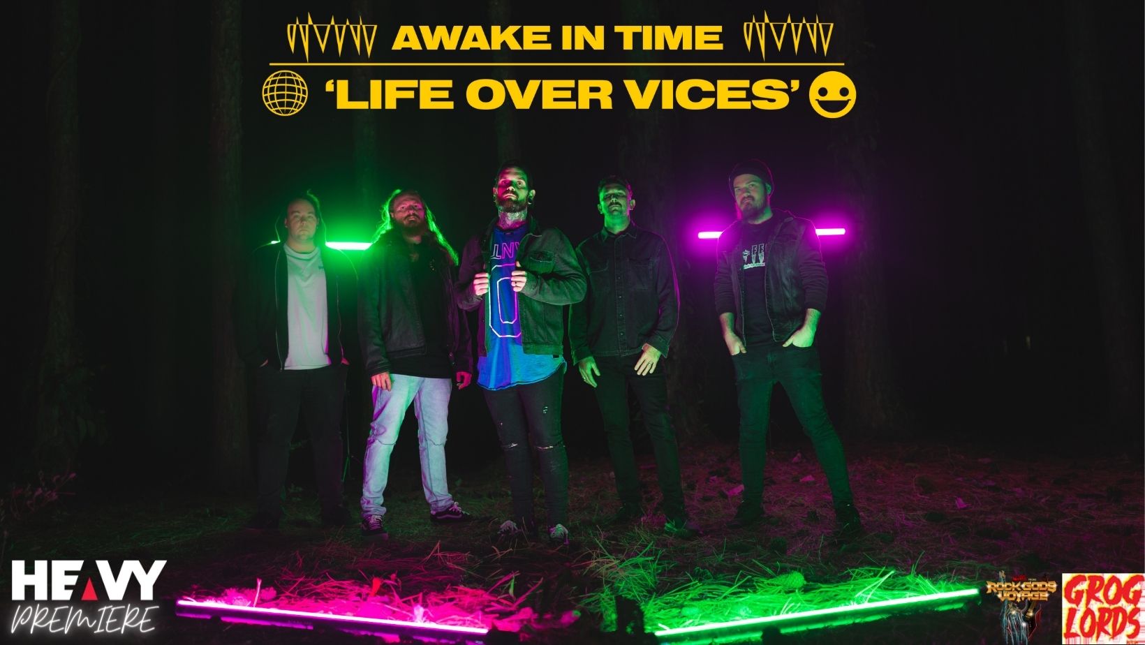 Premiere: AWAKE IN TIME 'Life Of Vices' | HEAVY Magazine