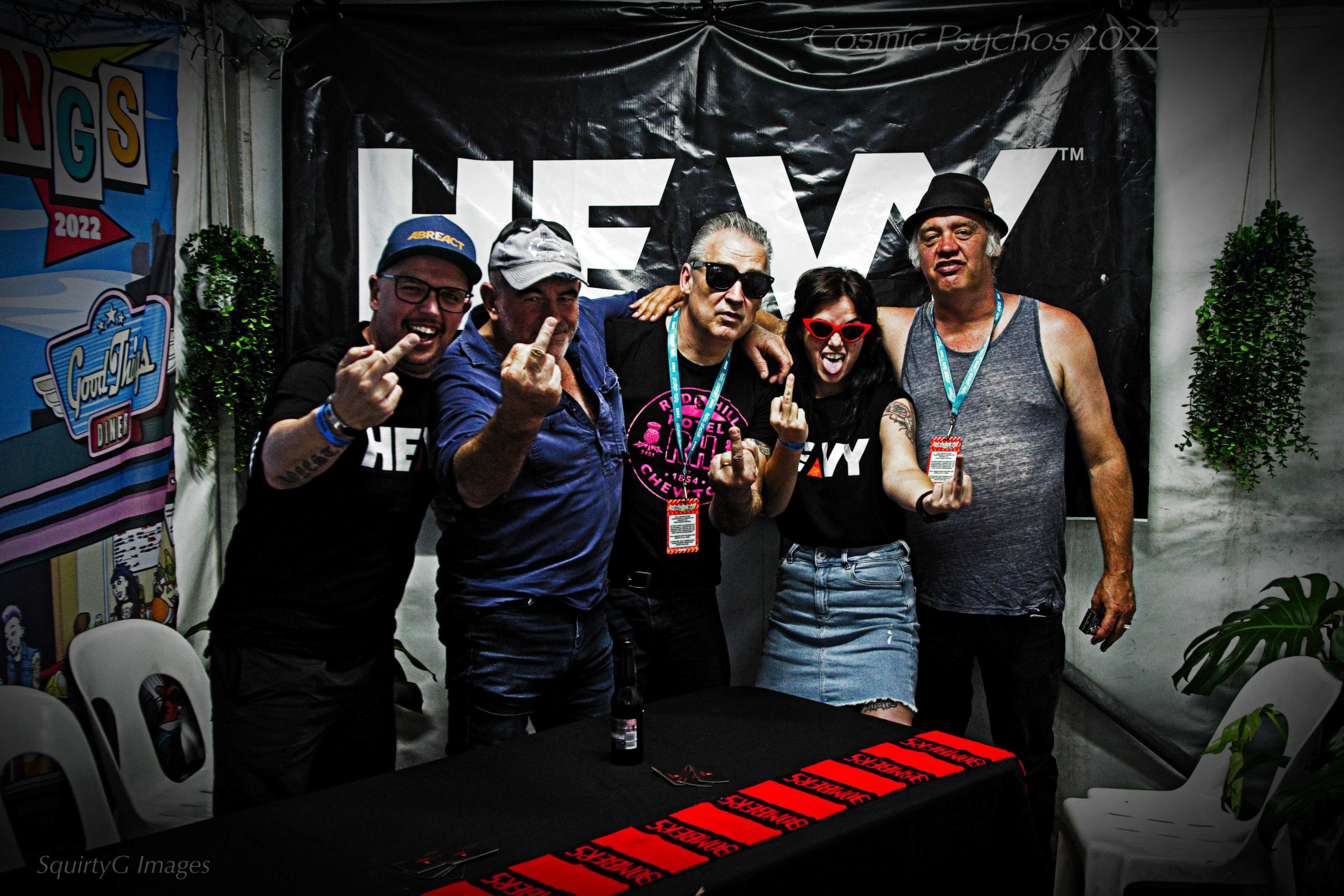 Rude, Crude & Tattooed: Backstage With COSMIC PSYCHOS | HEAVY Magazine