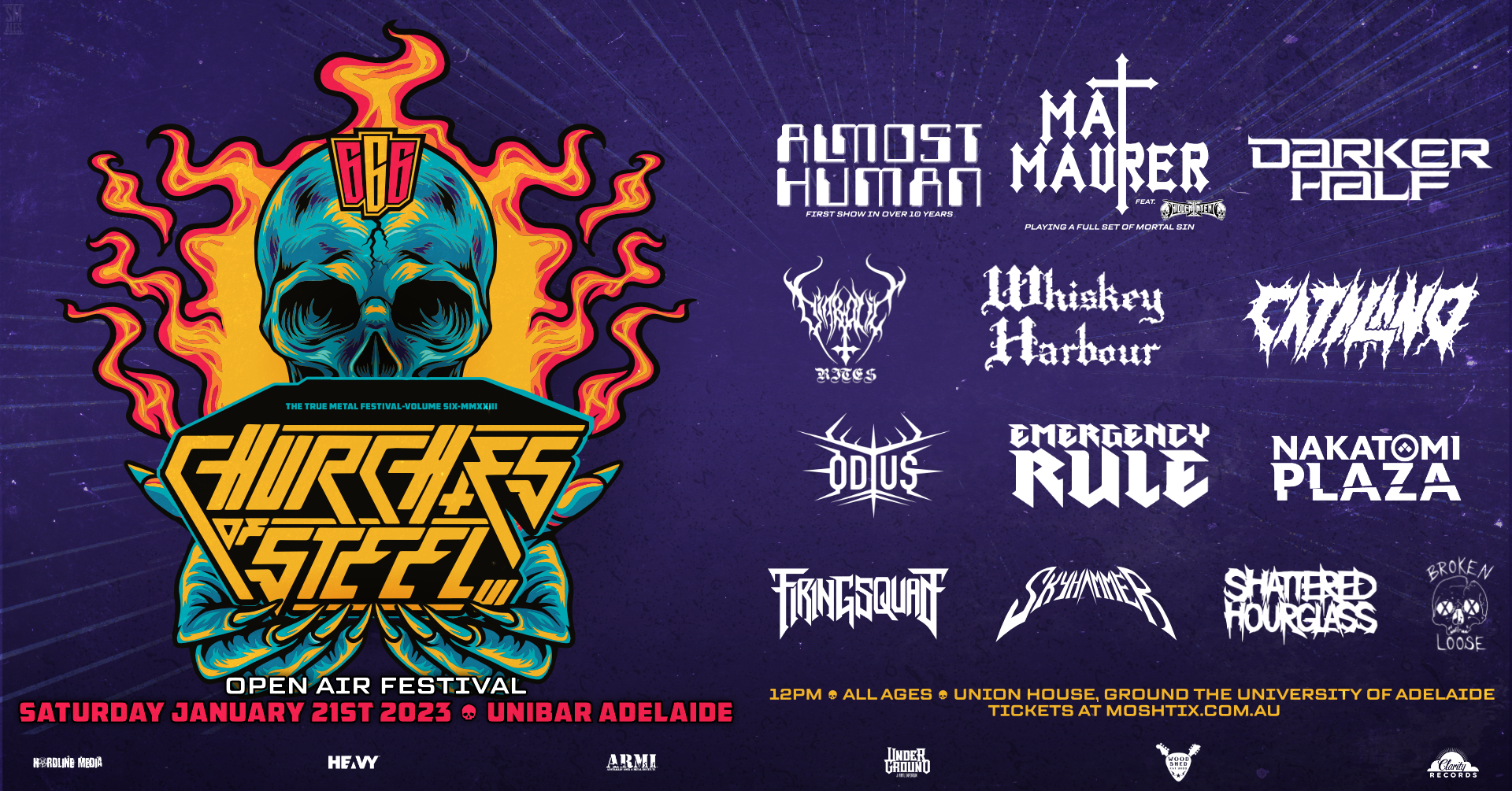 CHURCHES OF STEEL Reveal Full Line-Up | HEAVY Magazine