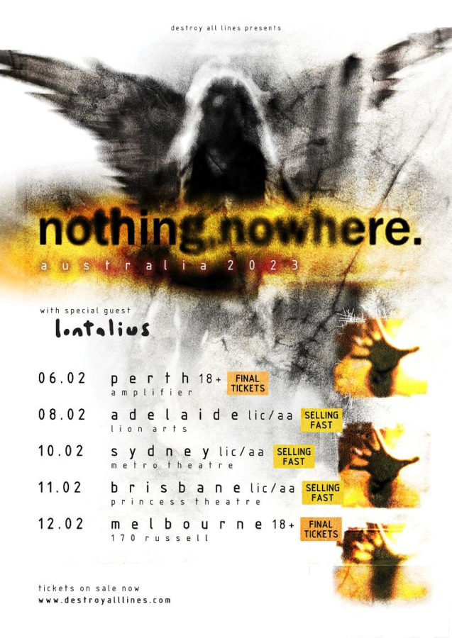 NOTHING NOWHERE. Australian Tour Next Week | HEAVY Magazine