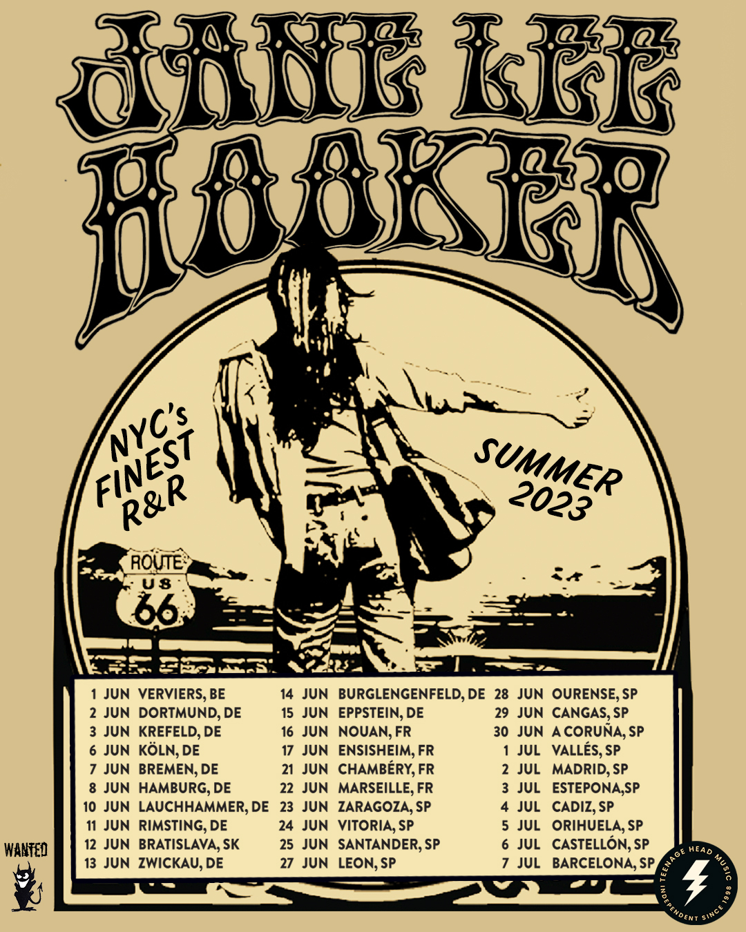 JANE LEE HOOKER Releases Single 'White Gold', Announces European Tour ...