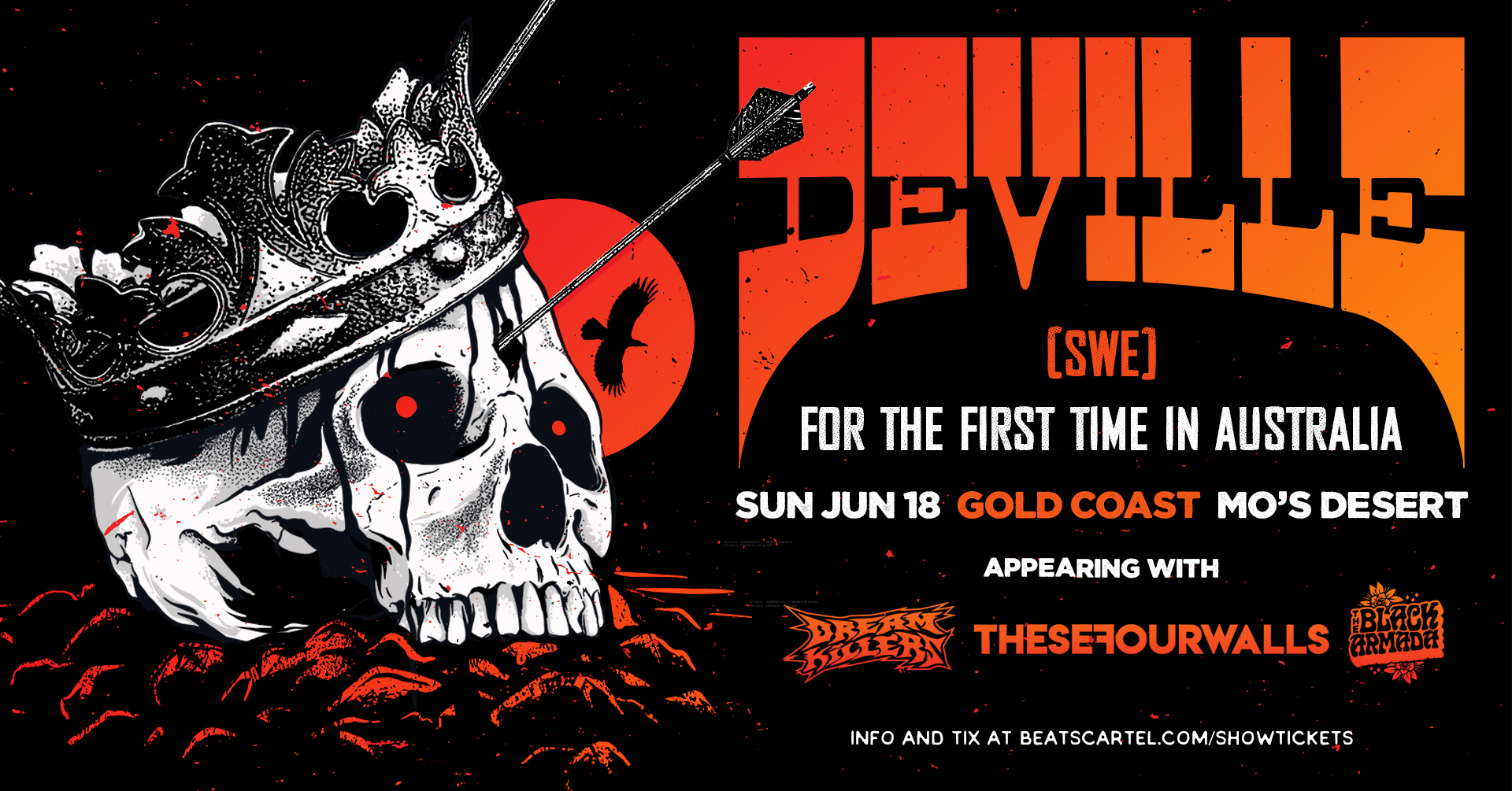 DREAMKILLERS To Support DEVILLE At MO'S DESERT CLUBHOUSE | HEAVY Magazine