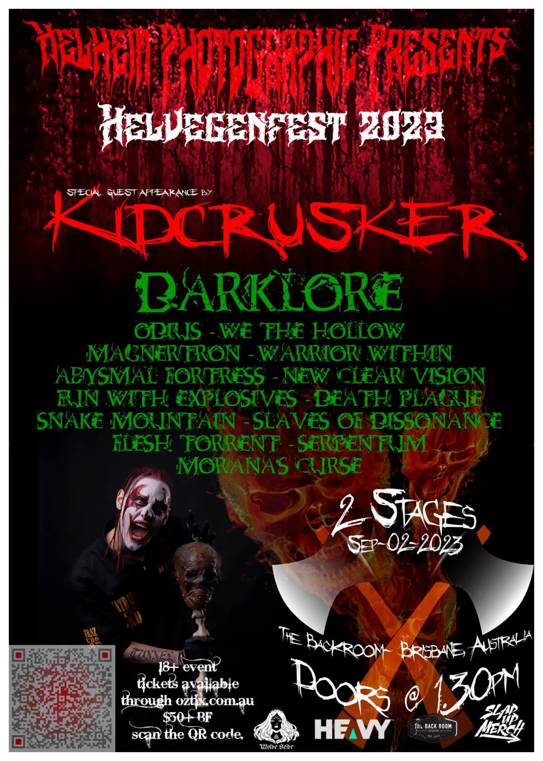 KIDCRUSHER To Headline HELVEGENFEST 2023 At THE BACK ROOM Over Two ...