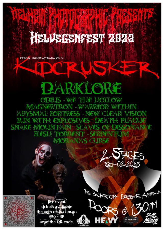 KIDCRUSHER To Headline HELVEGENFEST 2023 At THE BACK ROOM Over Two ...