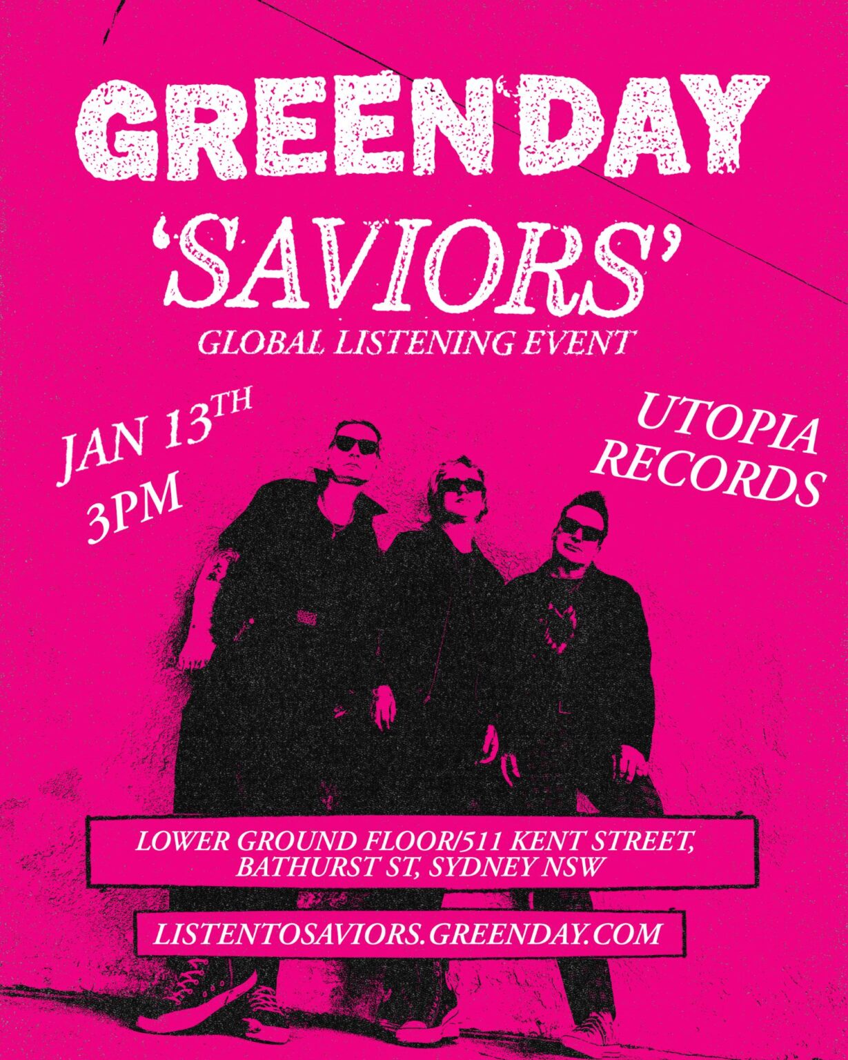 GREEN DAY Announce Listening Events For New Album SAVIOURS In Sydney ...
