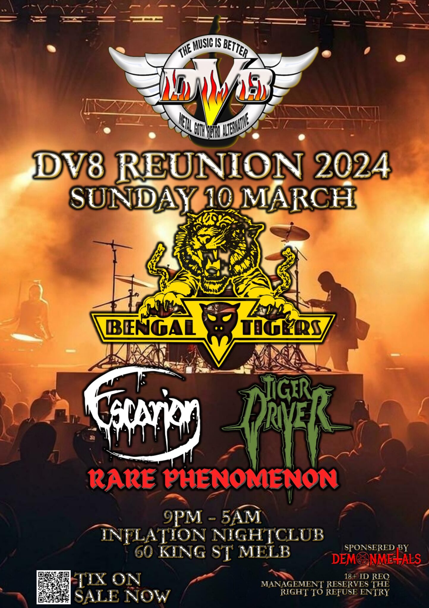 BENGAL TIGERS Announce Final Local Show Before Heading To Germany ...