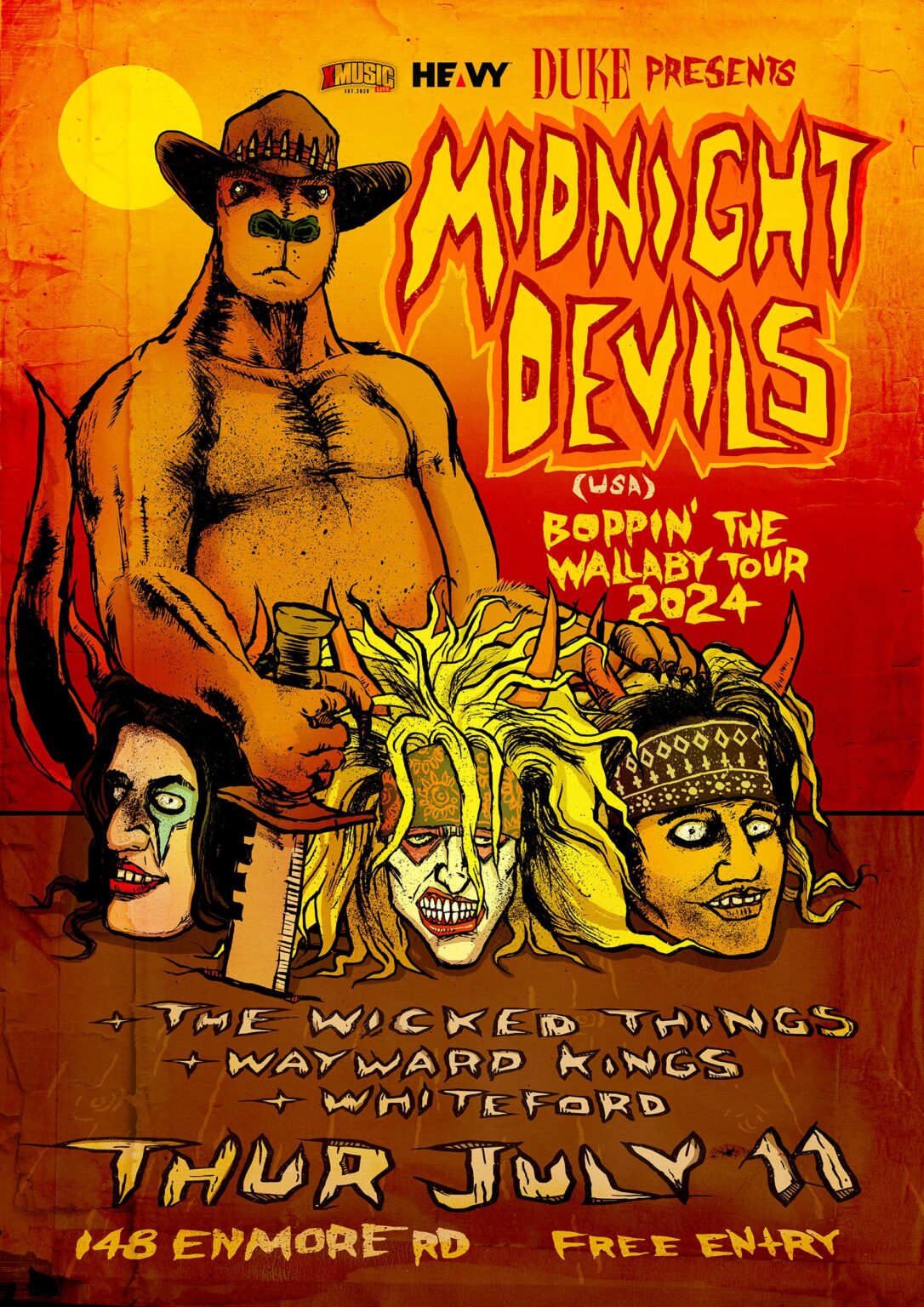 THE MIDNIGHT DEVILS Announce Sydney Headline Show At THE DUKE OF ENMORE ...