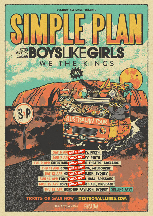 SIMPLE PLAN Hit Australia This Month | HEAVY Magazine
