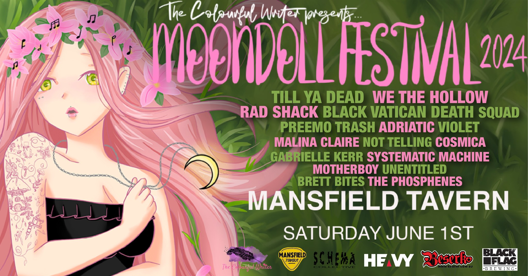 MOONDOLL FESTIVAL To Rock MANSFIELD TAVERN June 1 | HEAVY Magazine