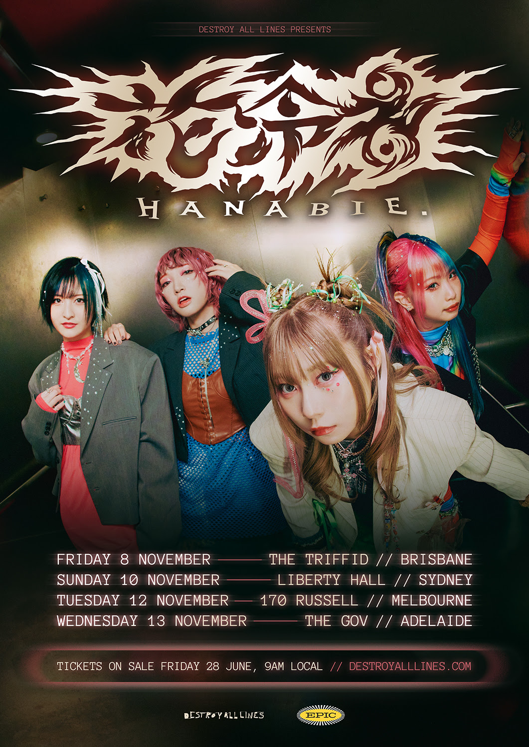 HANABIE Announce Australian Tour | HEAVY Magazine