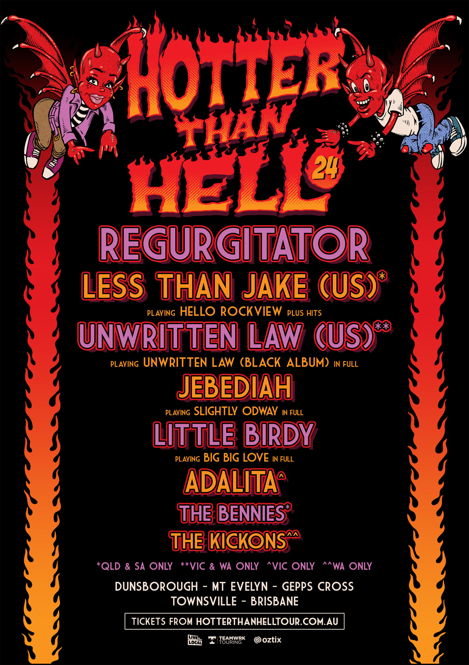HOTTER THAN HELL Returns Featuring REGURGITATOR, LESS THAN JAKE, UNWRITTEN LAW & More | HEAVY ...