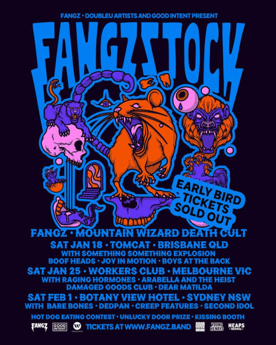 FANGZ Launch The Night Show with Cottreau | HEAVY Magazine