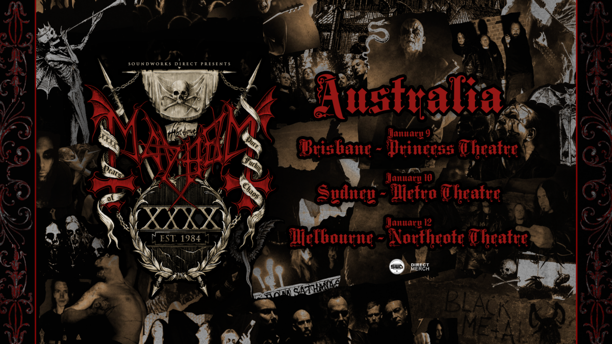 MAYHEM Kick Off 40th Anniversary Australian Tour | HEAVY Magazine