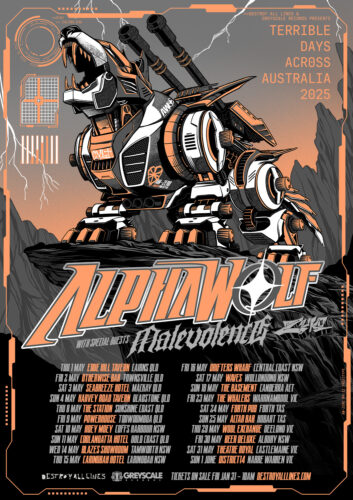 ALPHA WOLF Announce Terrible Days Across Australia 2025 Regional Tour ...