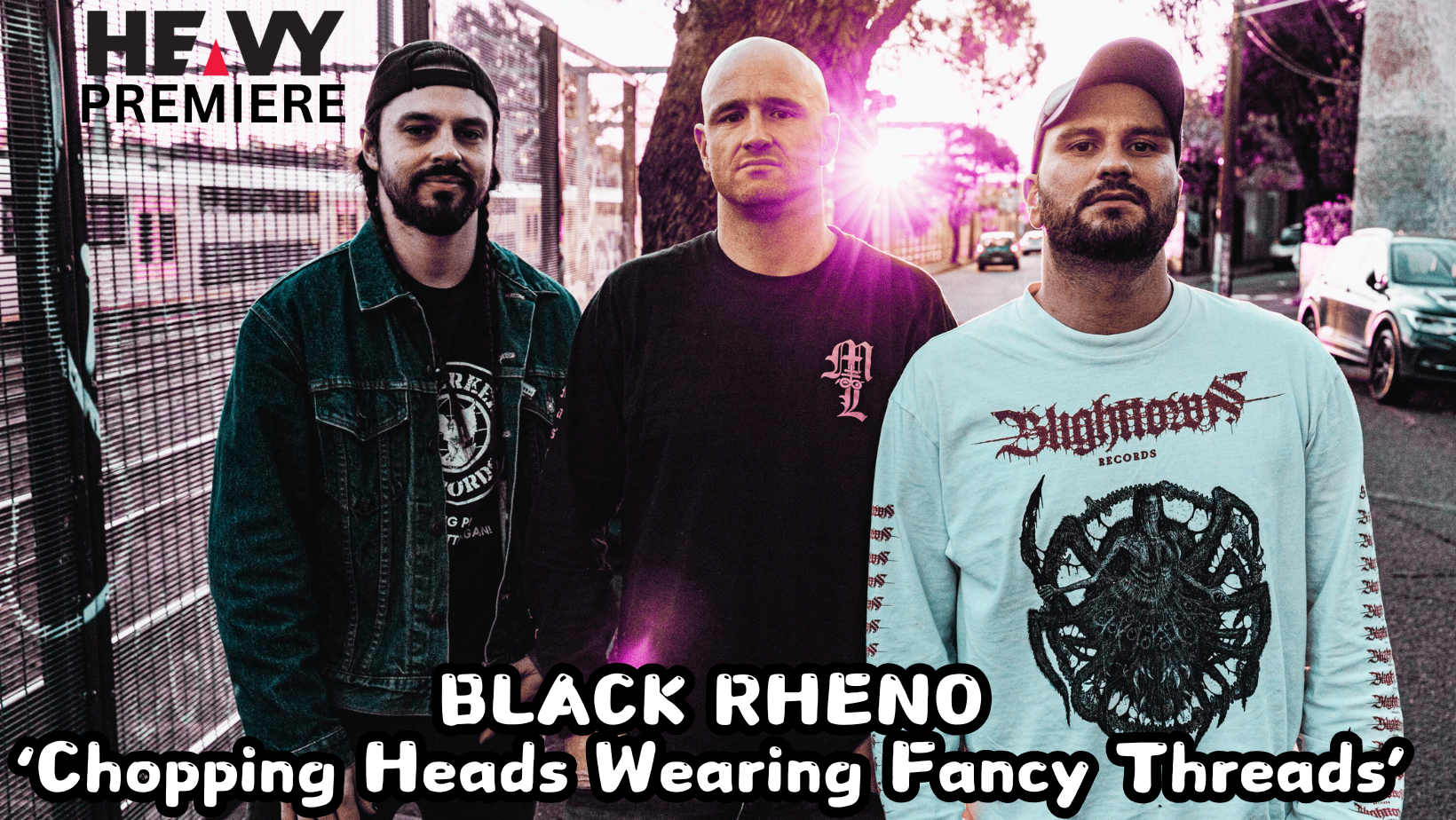 Premiere: BLACK RHENO 'Chopping Heads Wearing Fancy Threads' | HEAVY ...