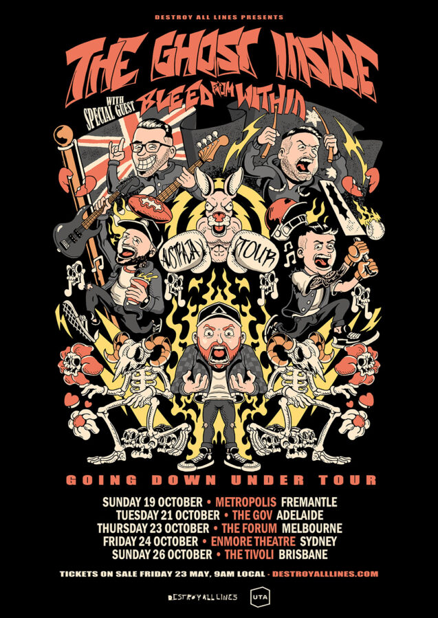 THE GHOST INSIDE Return To Australia With BLEED FROM WITHIN | HEAVY ...