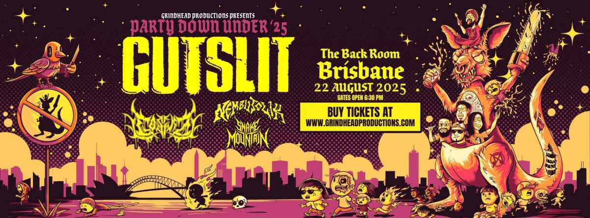 GUTSLIT Launch Aussie Tour In Brisbane W/ GOSIKA, SNAKE MOUNTAIN And ...