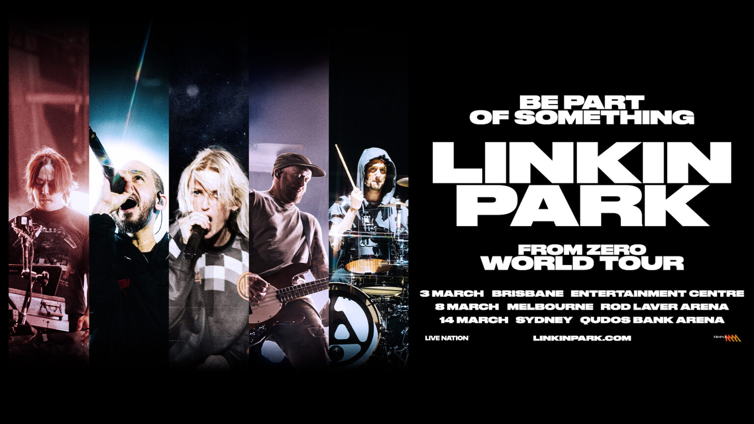 LINKIN PARK Announce FROM ZERO WORLD TOUR To Hit Australia In 2026 ...