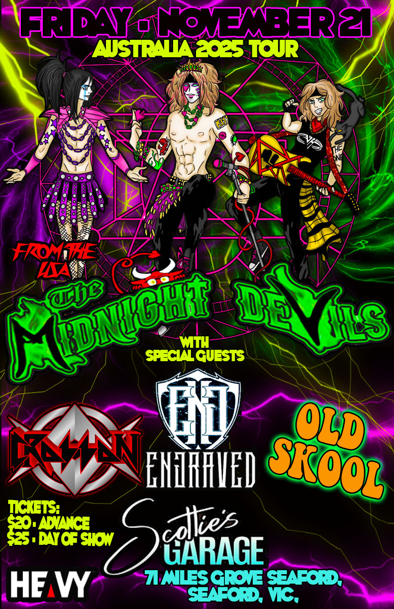 THE MIDNIGHT DEVILS Announce Special Headline Australian Shows | HEAVY ...