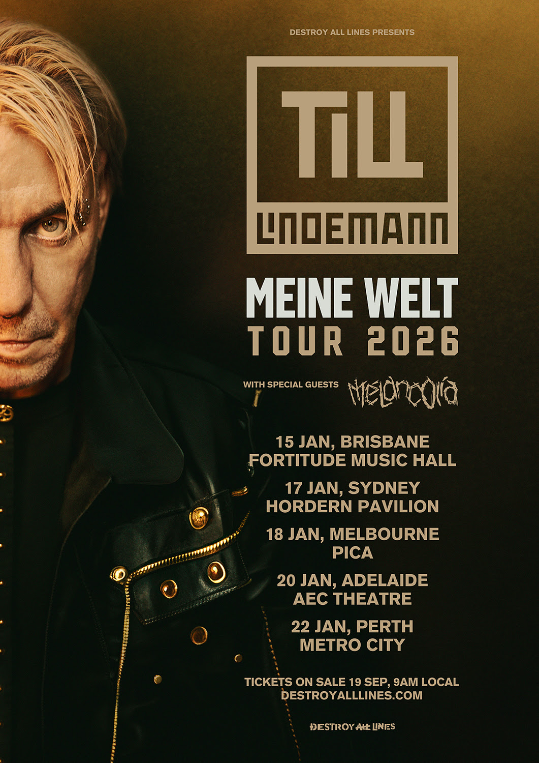 TILL LINDEMANN MEINE WELT TOUR To Stop Over In Australia In January ...