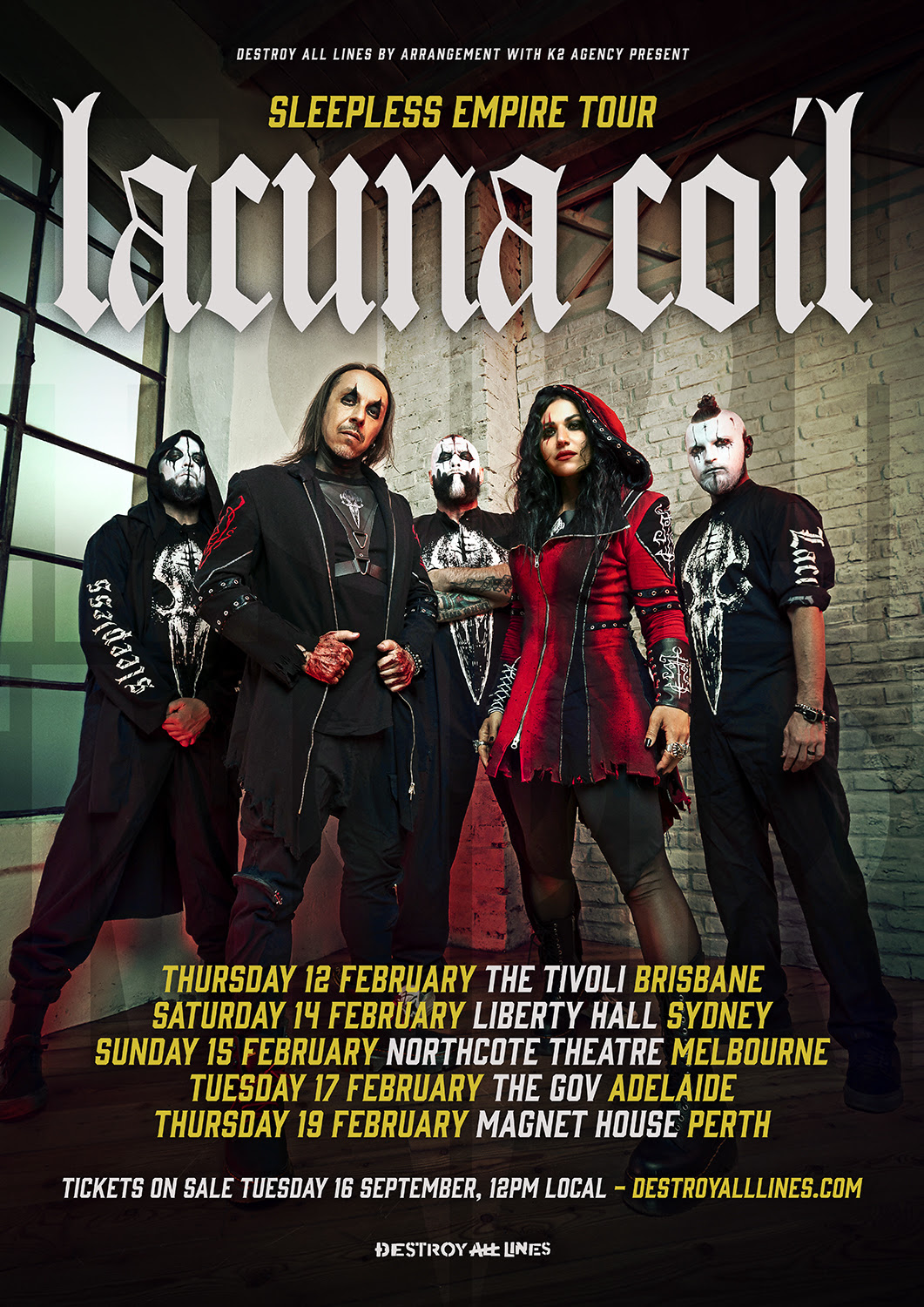 LACUNA COIL Announce 2026 Australian Tour | HEAVY Magazine