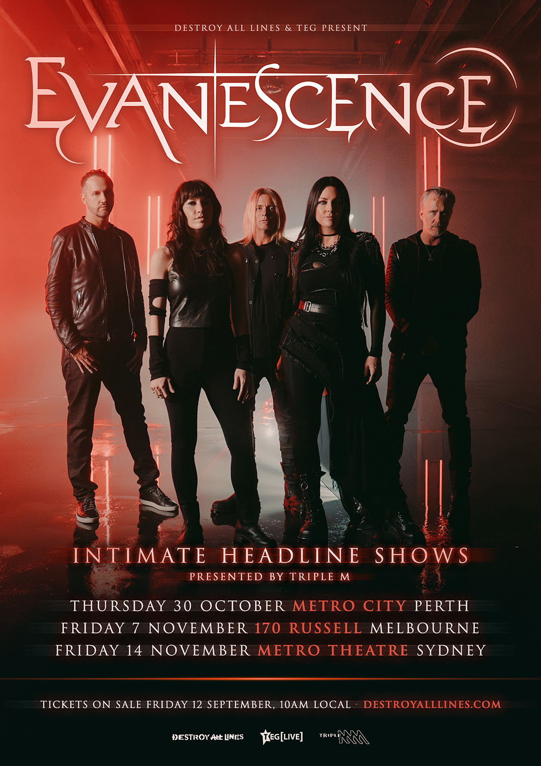 EVANESCENCE Announce Aussie Side Shows | HEAVY Magazine
