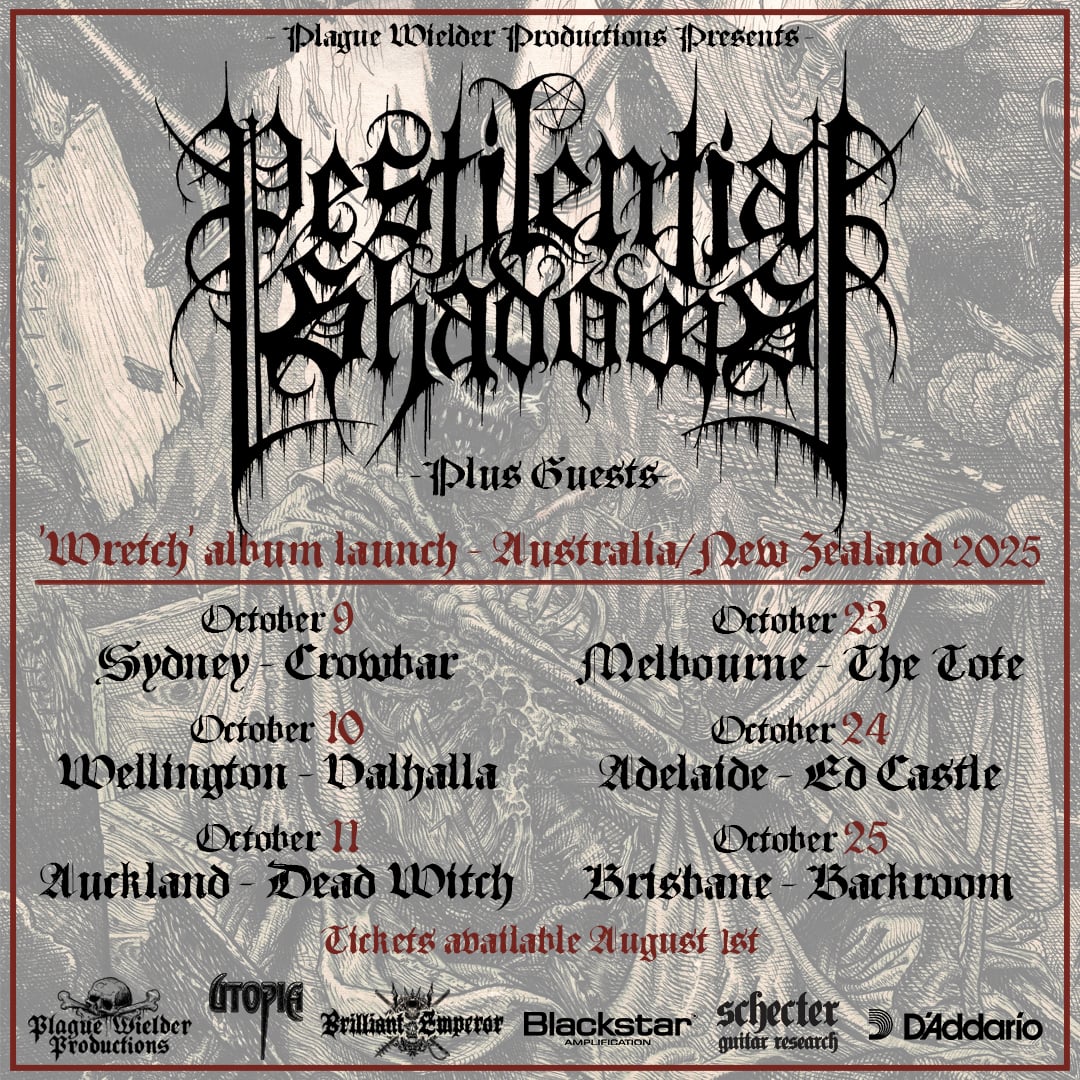 PESTILENTIAL SHADOWS Wind Up Album Launch Tour This Weekend | HEAVY ...