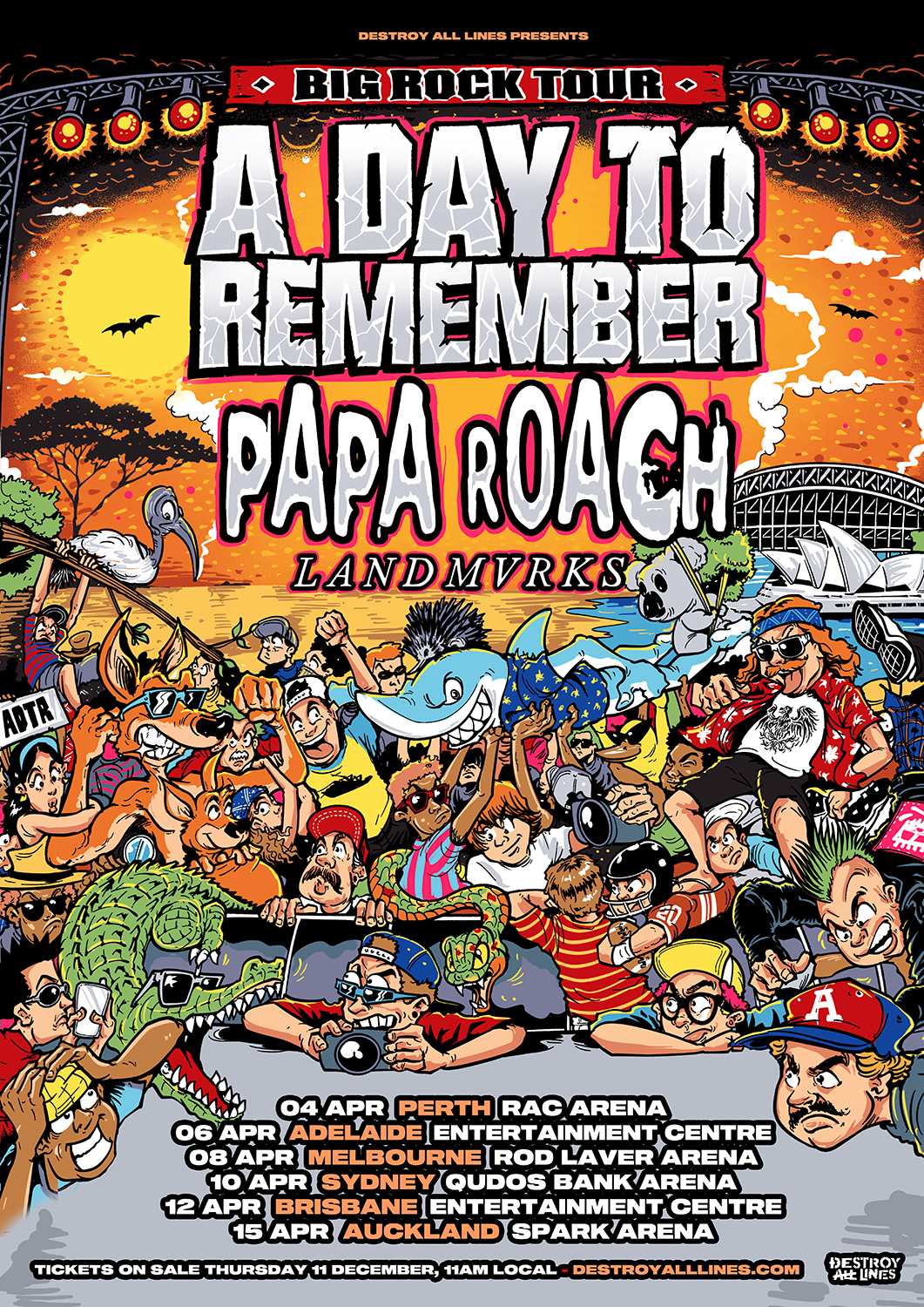 A DAY TO REMEMBER AND PAPA ROACH Announce Big Rock Tour Australia ...