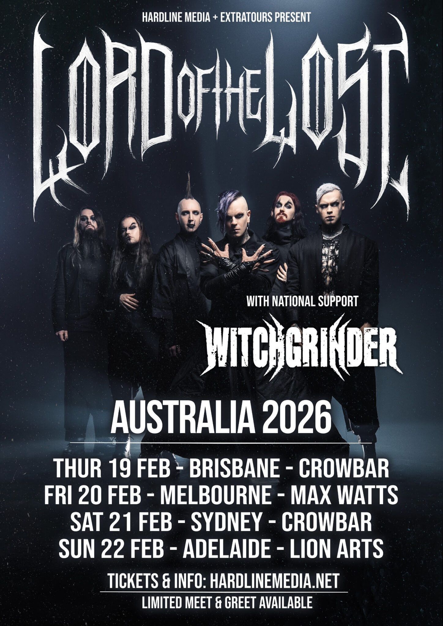 LORD OF THE LOST Announce WITCHGRINDER As Australian Supports | HEAVY ...