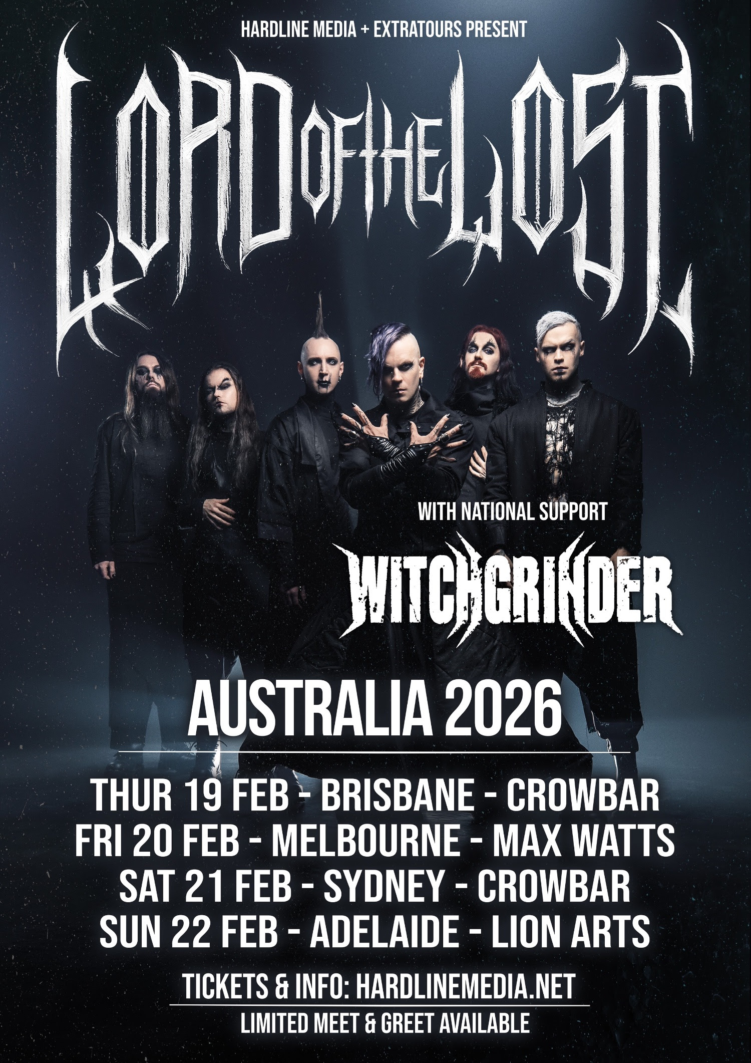 LORD OF THE LOST Announce WITCHGRINDER As Australian Supports | HEAVY ...